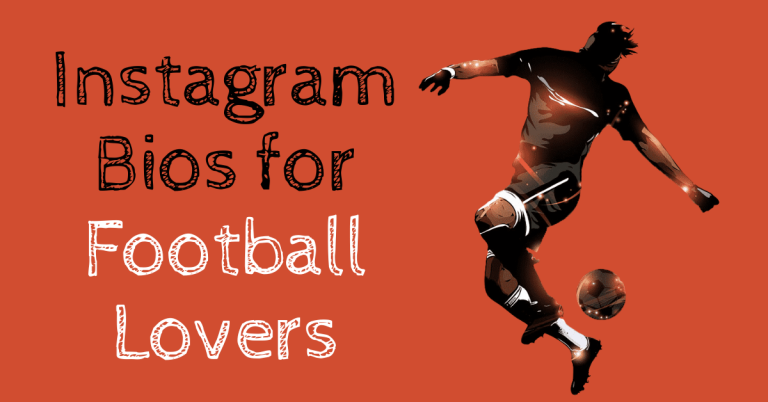 500+ Instagram bios for football-lovers - Insta Bio Pro
